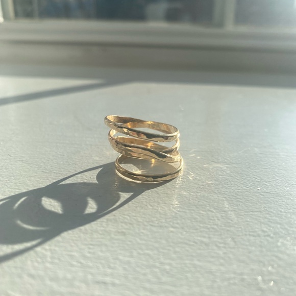 salt & sundry | Jewelry | Gold Plated Infinity Statement Ring | Poshmark